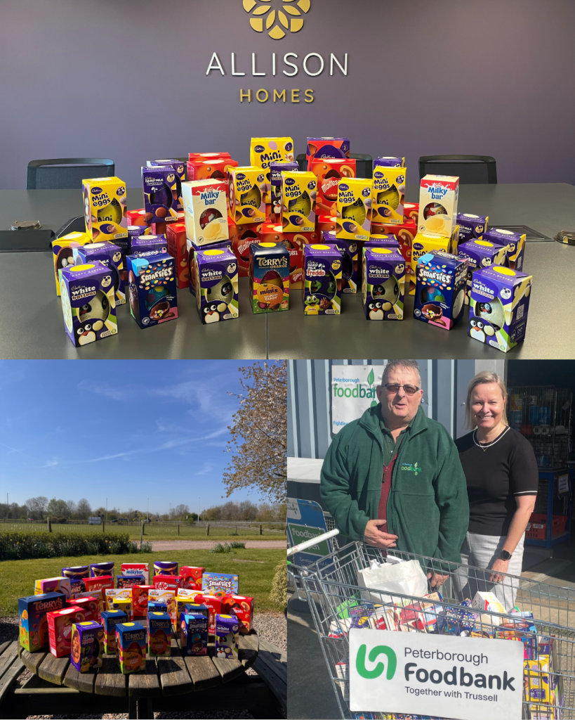 Allison Homes Donates Easter Eggs to Three Foodbanks Nationwide